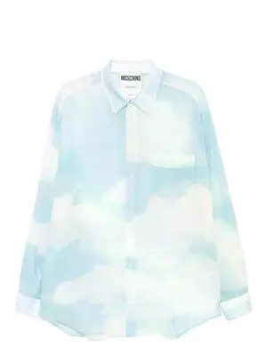 Moschino Graphic-print Shirt - Blue