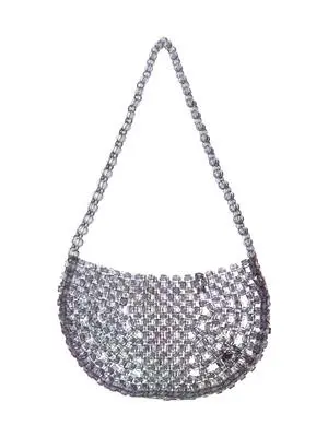 0711 TBILISI Luna Mini Beaded Bag - Blue
