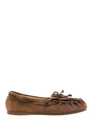 P.a.r.o.s.h Suede Boat Shoes - Brown