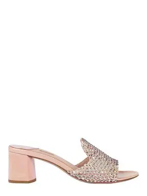 LE SILLA 60mm Gilda Embellished Sandals - Neutrals