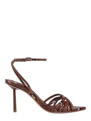 LE SILLA 80mm Bella Sandals - Brown