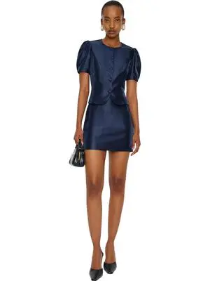 REFORMATION Mika Two Piece Blue