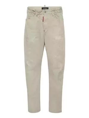 Dsquared2 Distress-effect Trousers - Neutrals