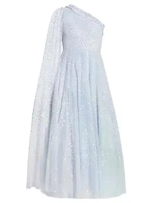 NEEDLE & THREAD Scatter Dot Gown - Blue