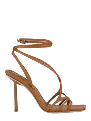 LE SILLA 95mm Belen Sandals - Brown