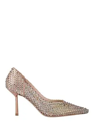 LE SILLA 80mm Gilda Crystal Pumps - Neutrals