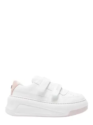 Acne Studios Steffey U Friend Raise Sneakers - Optic White/pink