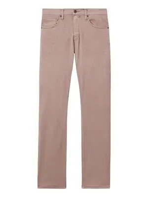 Paige Straight Leg Mid-rise Jeans - Vintage Orchid