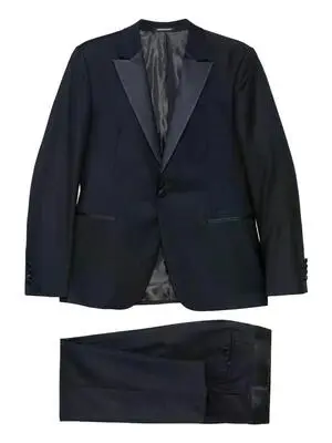 Emporio Armani Single-breasted Suit - Blue