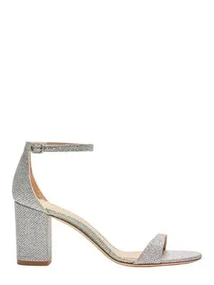 STUART WEITZMAN 75mm Nudist Ii Sandals - Silver