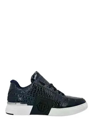 Philipp Plein Hexagon Lo-top Sneakers - Blue