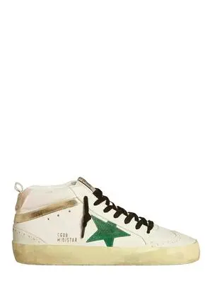 GOLDEN GOOSE Mid Star Sneakers - White