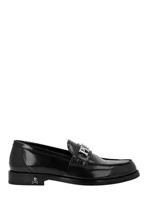 Philipp Plein Logo-plaque Loafers - Black