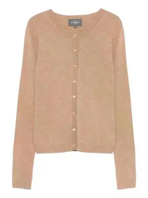 Eric Bompard Buttoned-sleeves Cardigan - Brown