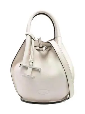 TOD'S Mini Buz Bucket Bag - Neutrals