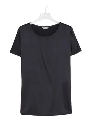 MM BY MAX MARA Mm Cortona Stretch Silk Top - Navy
