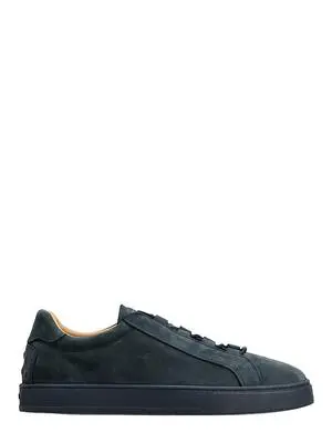 TOD'S Leather Low Top Sneakers - Blue