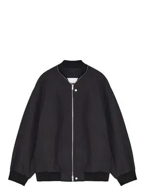 JIL SANDER Lined Blouson Jacket - Black