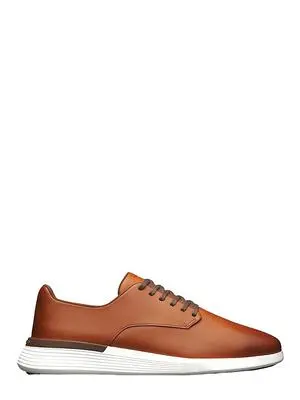 Wolf & Shepherd Crossover Derby Dress Shoes - Honey/white