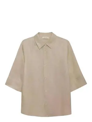 ANINE BING Mary Shirt - Neutrals