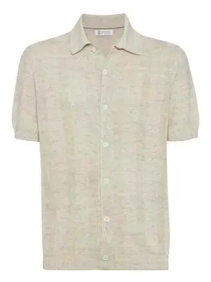 Brunello Cucinelli Classic Collar Shirt - Neutrals