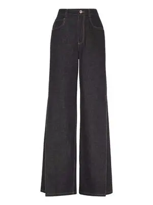 Brunello Cucinelli Flared Jeans - Blue