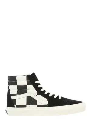 VANS Sk8-hi Oversize Checkerboard High-top Sneakers - Black