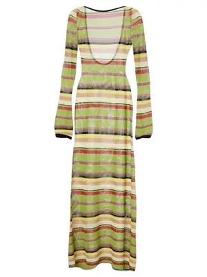 Sir The Label Coastline Striped Maxi Dress - Multicoloured