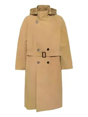 CROQUIS Double-breasted Trench Coat - Brown