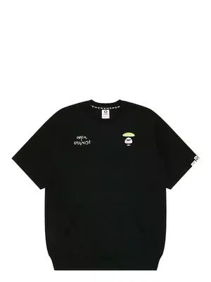 A BATHING APE Aape * Logo-print T-shirt - Black