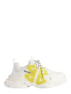 Balenciaga Triple S Tape Type Sneakers - White