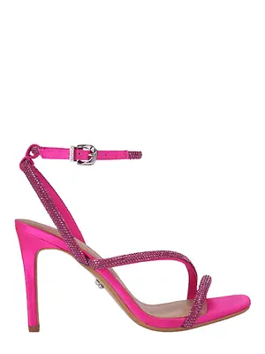 Carvela Crystal-embellished Heeled Sandals - Fuchsia