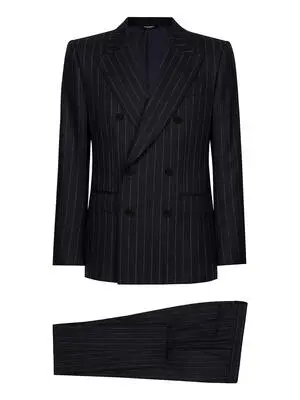 Dolce & Gabbana Double-breasted Sicilia-fit Suit - Multicolor