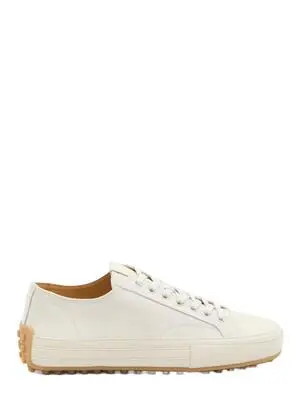 TOD'S Suede Leather Sneakers - White