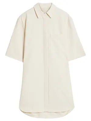 Loulou De Saison Loulou Studio Basava Mini Shirt Dress - Ivory