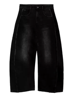 JNBY Extra Long Zip-up Jeans - Black