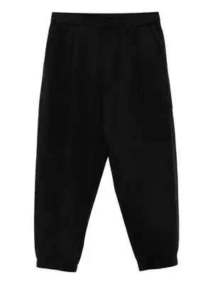 CROQUIS Pleated Sweat Pants - Black