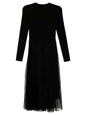 JNBY Long Sleeve Midi Dress - Black