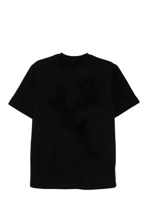 JNBY Plant-printed T-shirt - Black