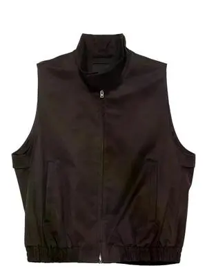 JNBY Stand Collar Vest - Brown