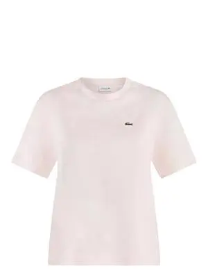 Lacoste Jersey-texture T-shirt - Pink