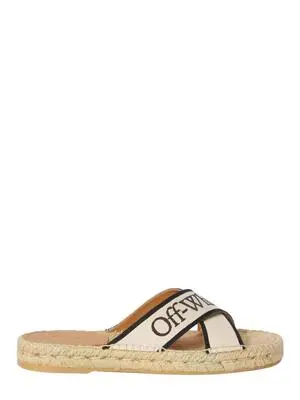 Off-White Criss-cross Espadrilles - Neutrals