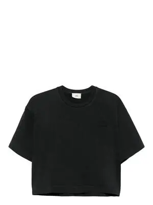 AUTRY Cropped T-shirt - Black