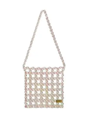0711 TBILISI Lia Mini Beaded Bag - Pink