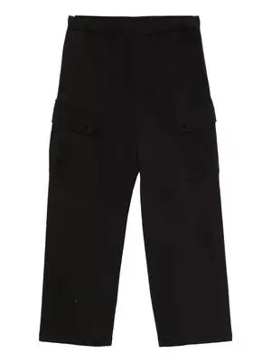 C.P. COMPANY Diagonal-fleece Track Pants - Black