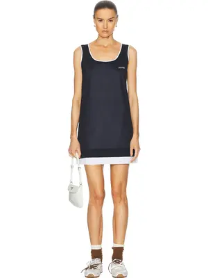 Miu Miu Mini Tank Dress - Blue & Bianco