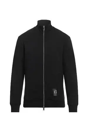 Armani Exchange Cotton-blend Fleece Sweatshirt - Black