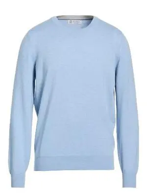 Brunello Cucinelli Cashmere Sweater Blue