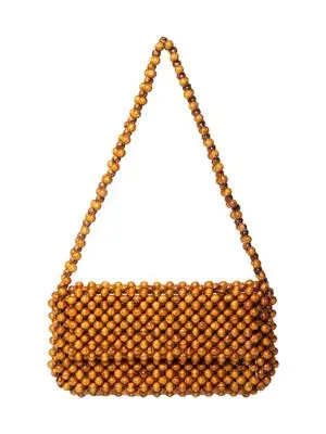 0711 TBILISI Clover Shoulder Bag - Brown