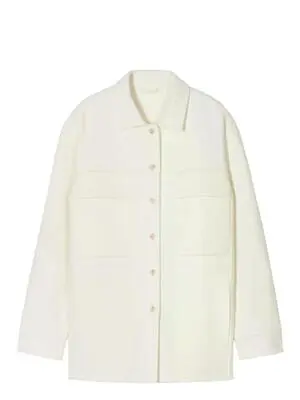 Closed Felted Jacket - White